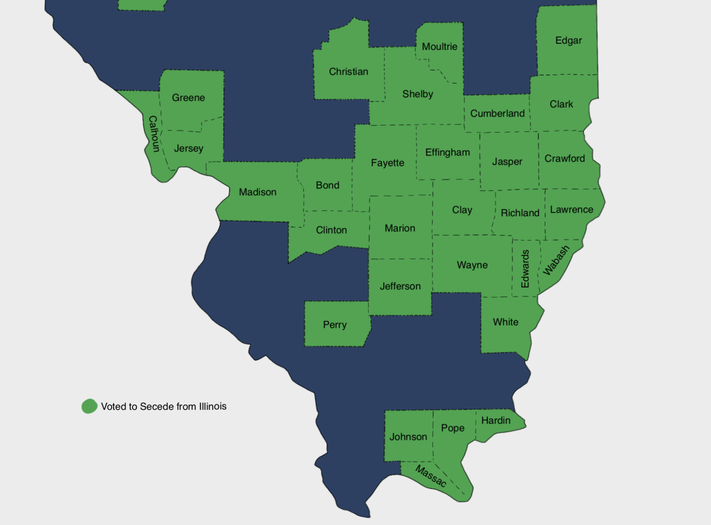 Indiana seeks to absorb Illinois counties that voted for separation ...
